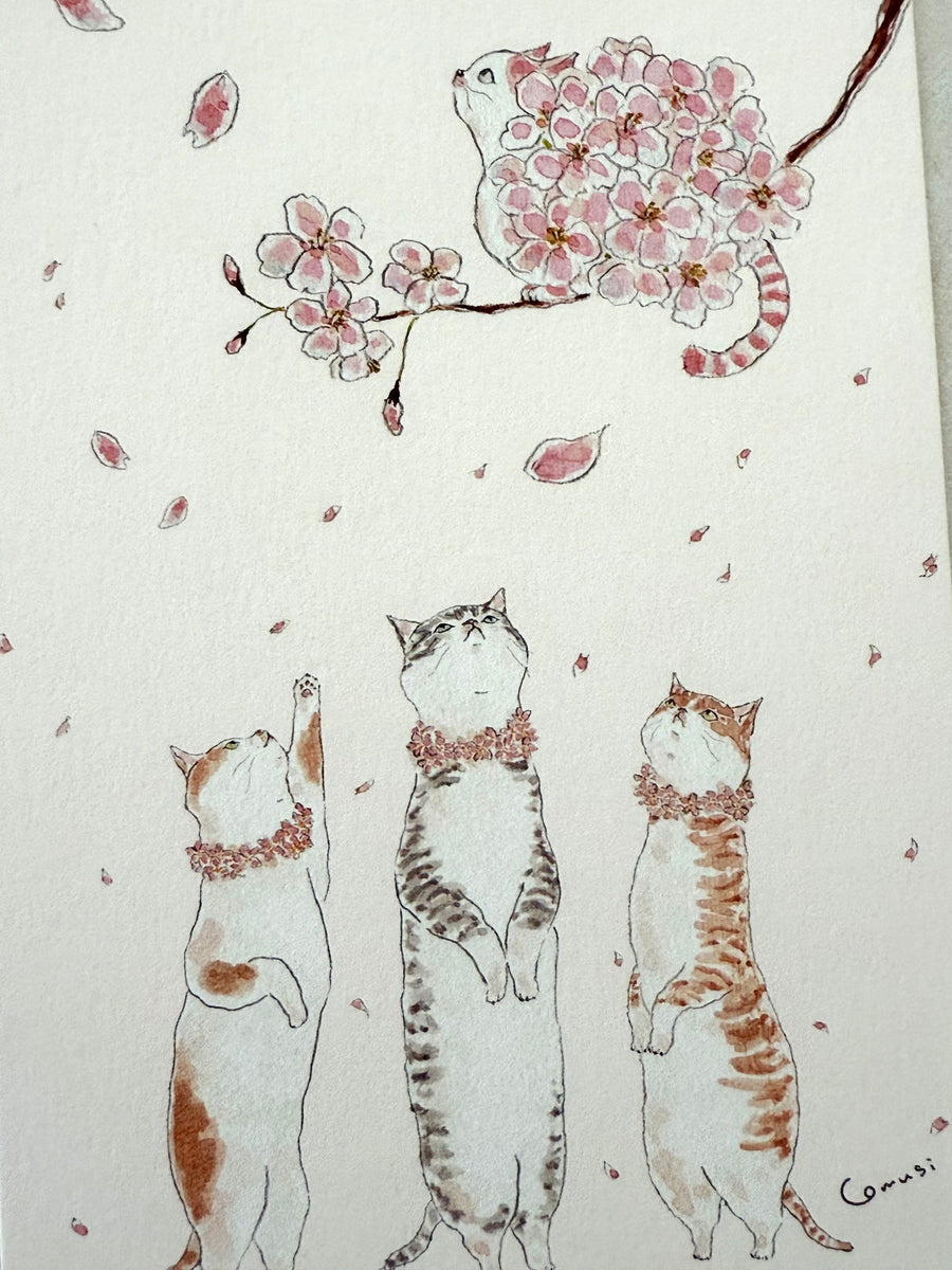 [Tocoro Comugi] Above the Sakura Tree postcard – papertreats