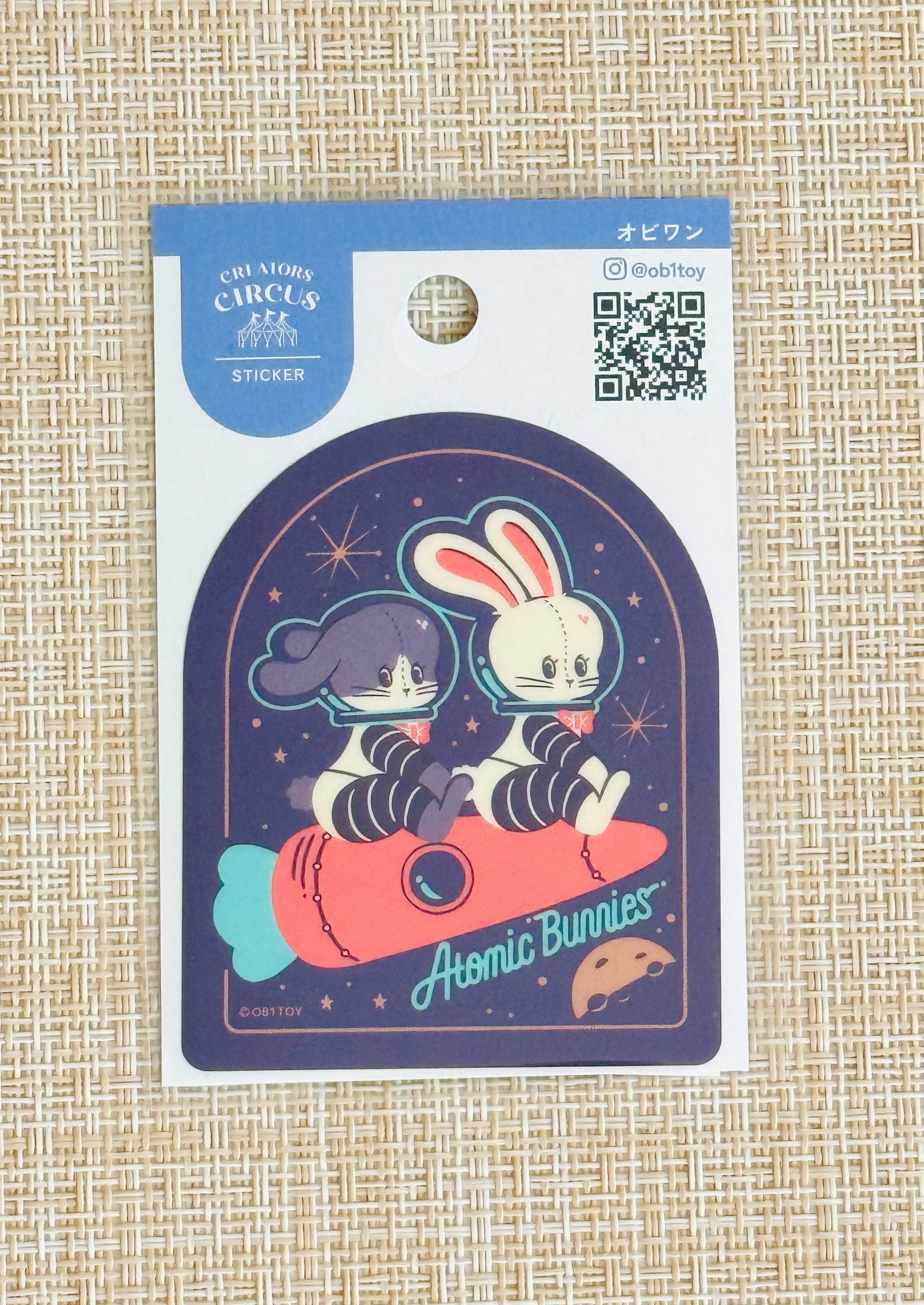 [ob1] Frontier Creators Circus x Atomic Bunnies sticker decal – papertreats