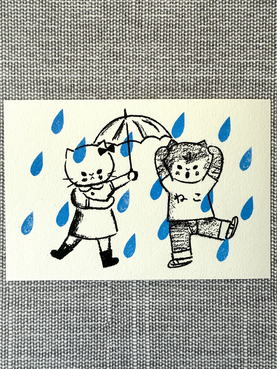 [Tsubame Books] Rainy Day postcard – papertreats