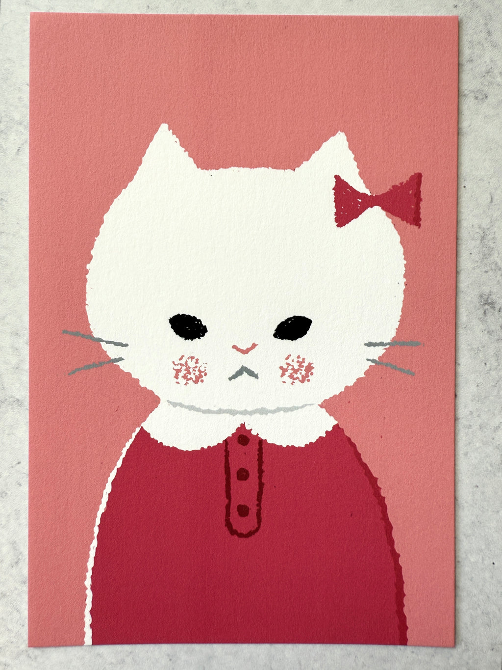 [Tsubame Books] Neko Girl postcard – papertreats