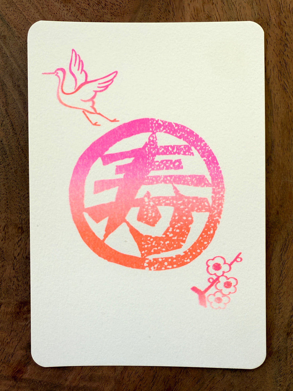 [Nobarasha] Congratulations postcard – papertreats