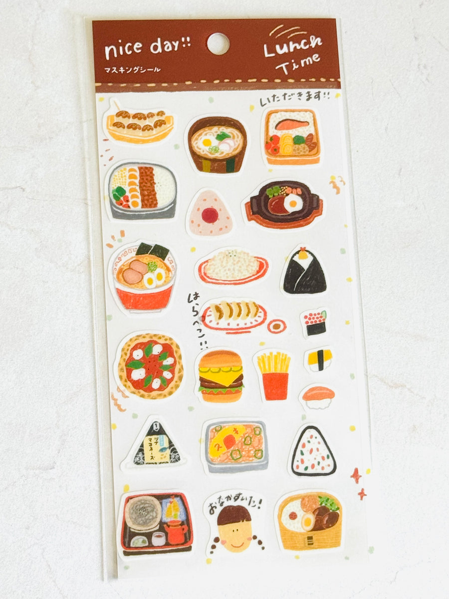[Tomatomayu] nice day!! Lunch Time sticker sheet x SAIEN – papertreats