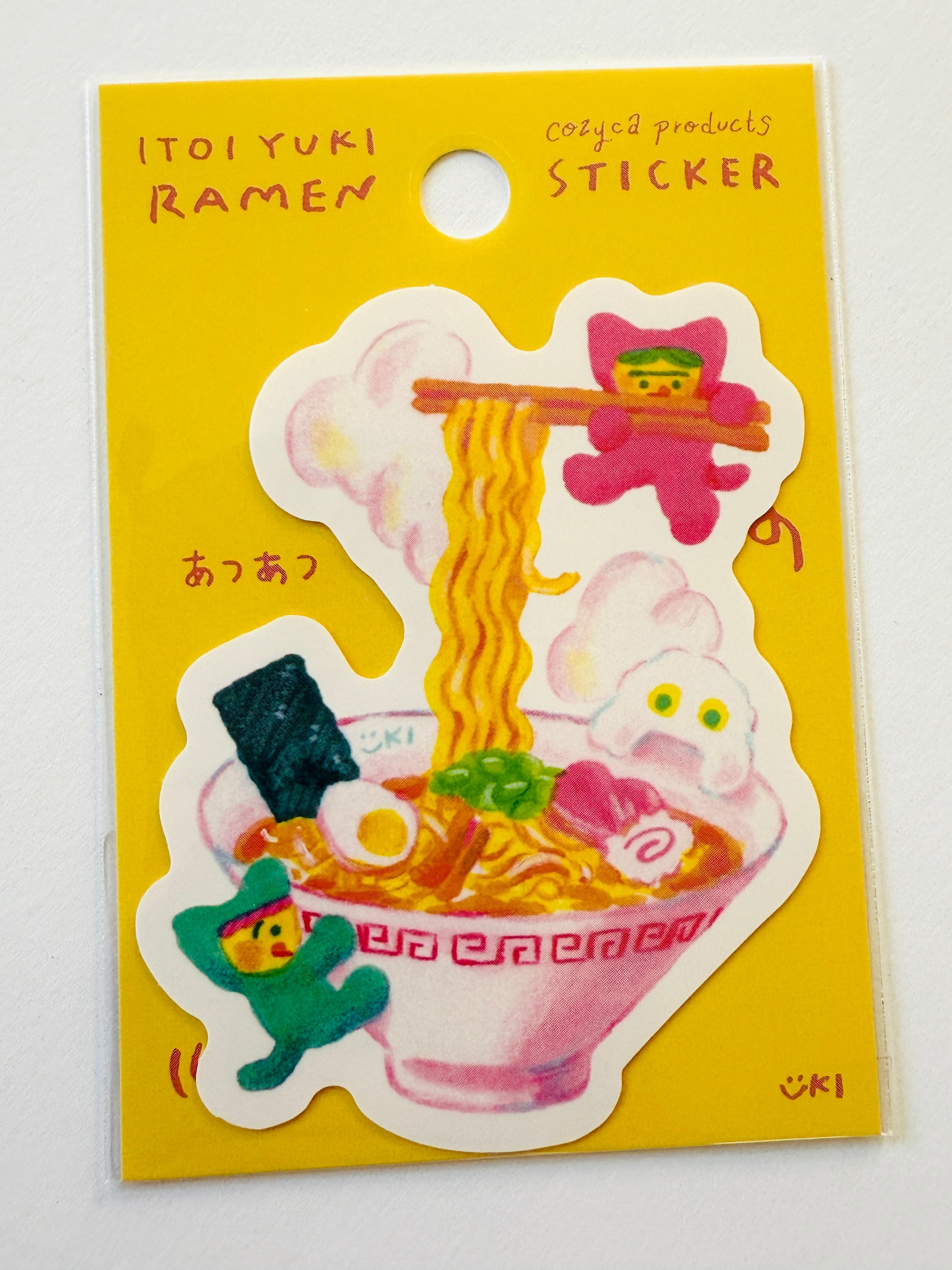 [Itoi Yuki] cozyca x Ramen 🍜 sticker decal – papertreats