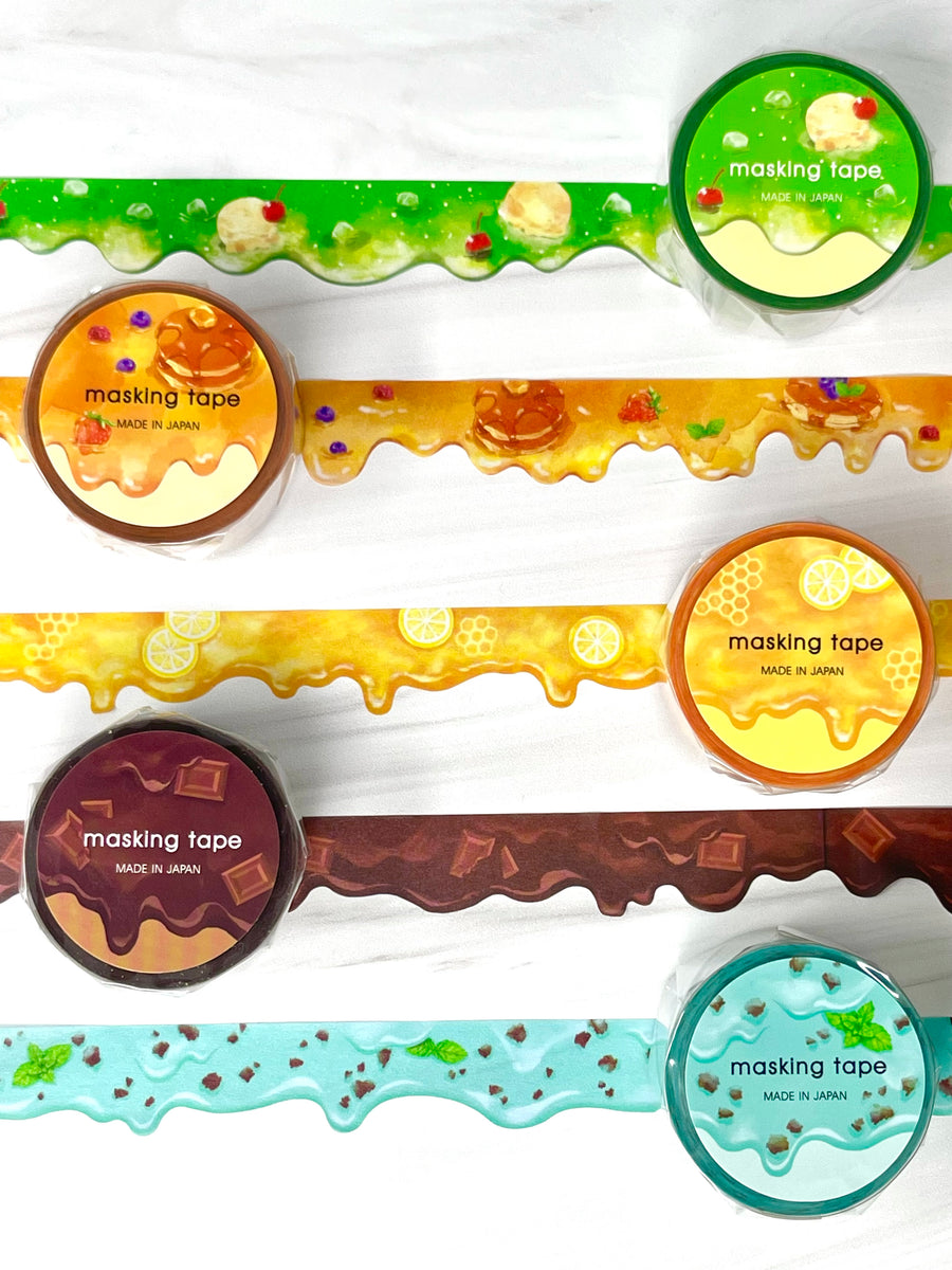 [MIND WAVE] Drizzled Sweets Die-Cut washi tape – papertreats